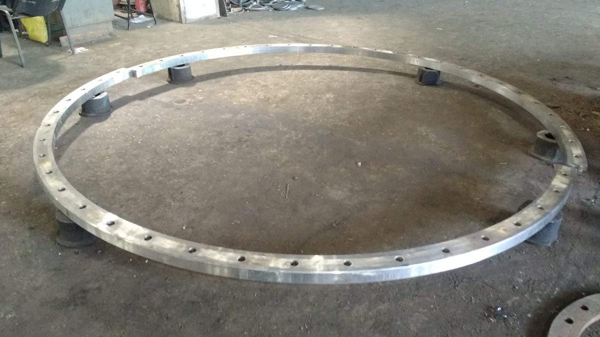 Fabrication Ring for Cement mill 8 – HELWAN CEMENT – MENCO Group