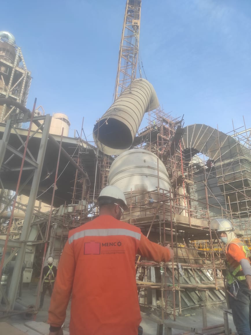 Change Duct of Clinker Cooler – MENCO Group