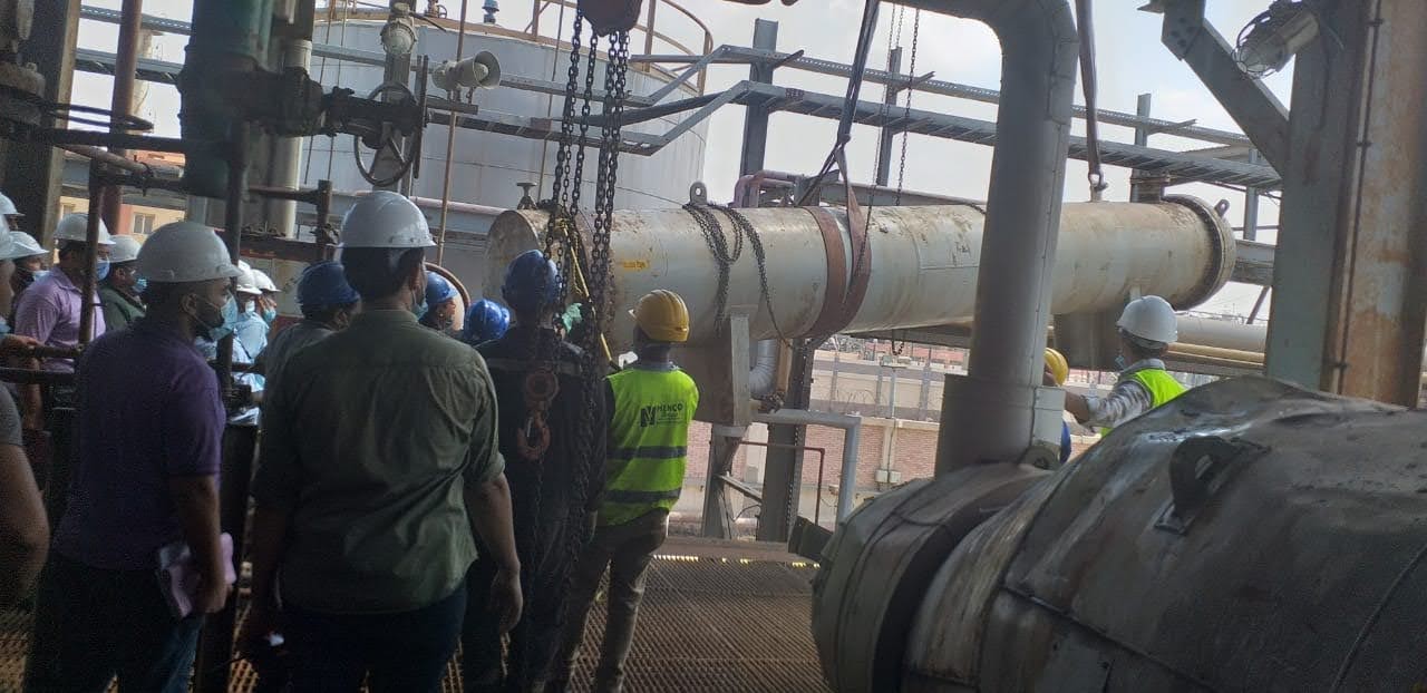 Replacement of Ethylene Condenser – MENCO Group