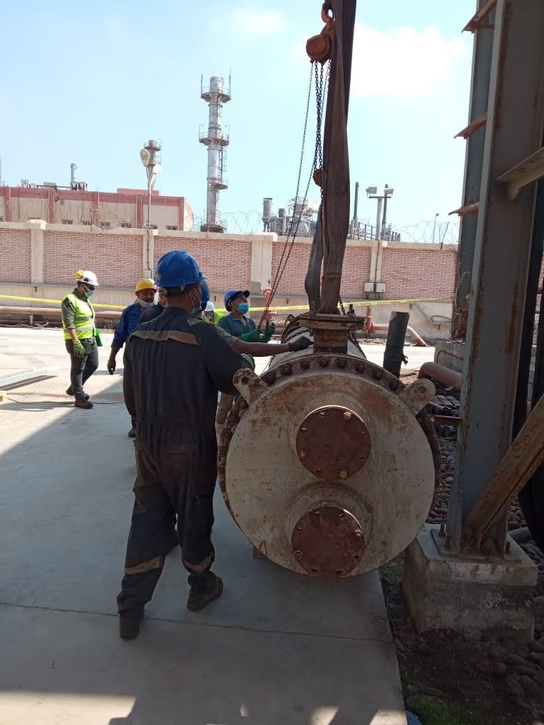 Replacement of Ethylene Condenser – MENCO Group