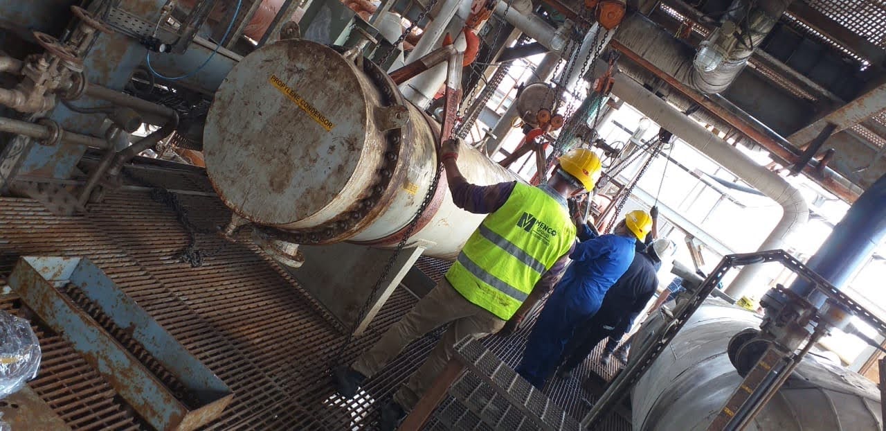 Replacement of Ethylene Condenser – MENCO Group
