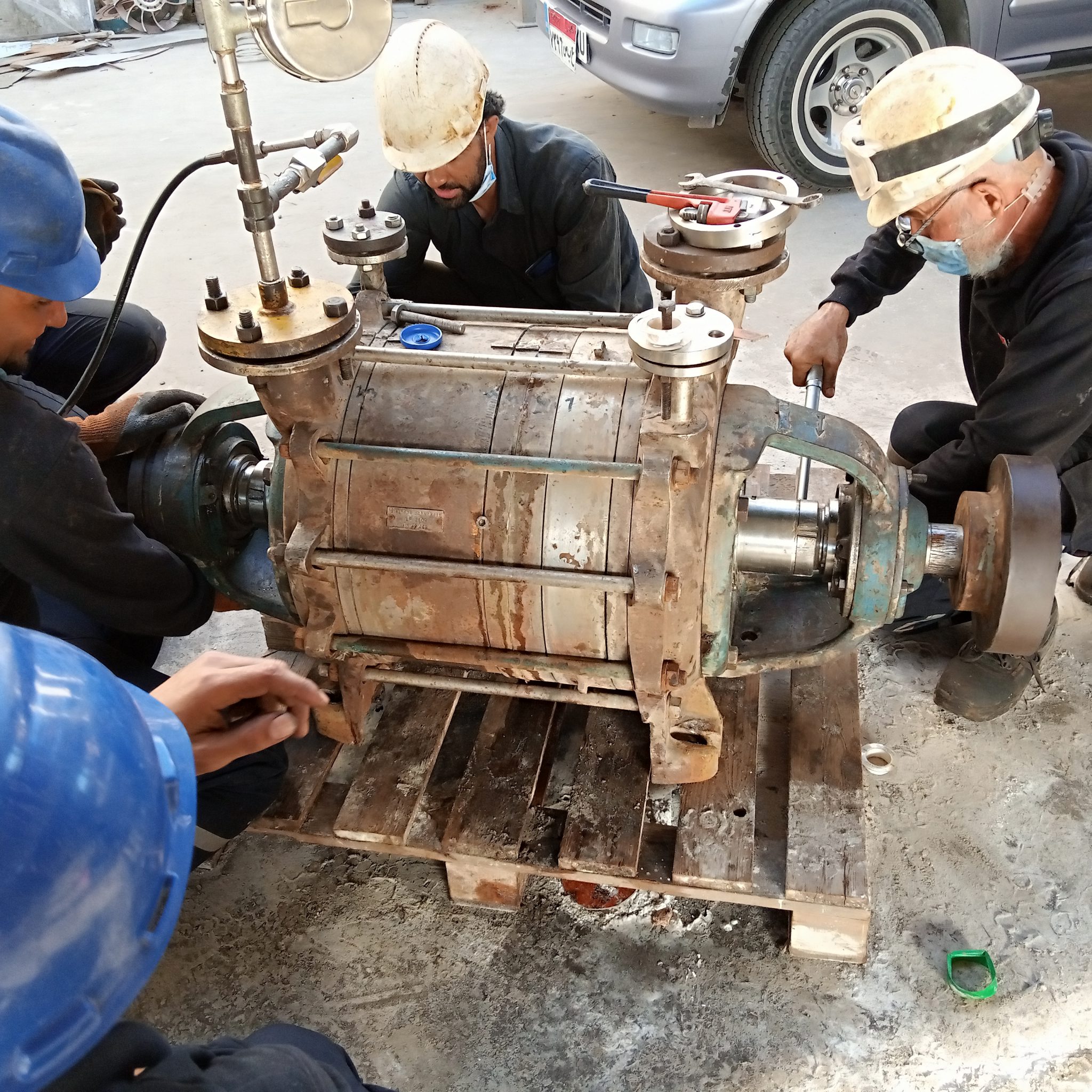 Complete maintenance and Overhauling for PVC-1 Multi stage Compressor ...