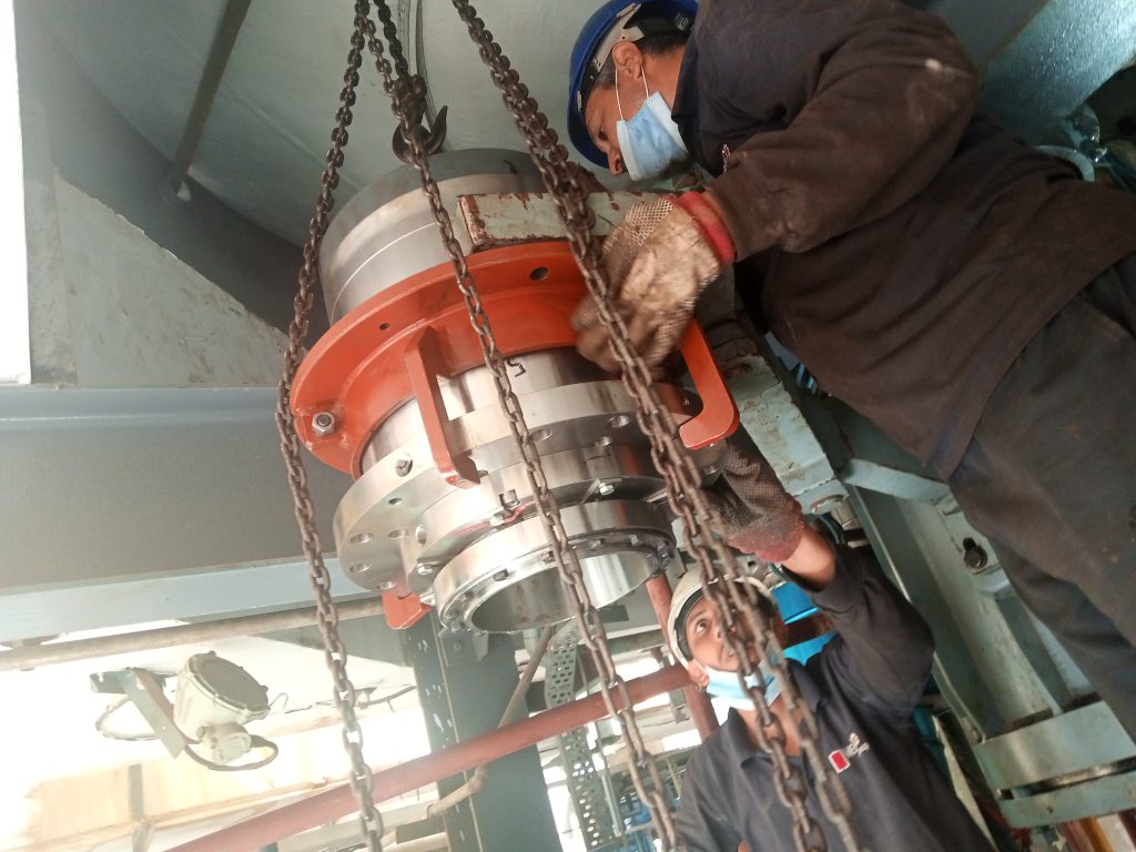 Maintenance and Replacement of PVC2 Reactor Agitator Mechanical Seal ...