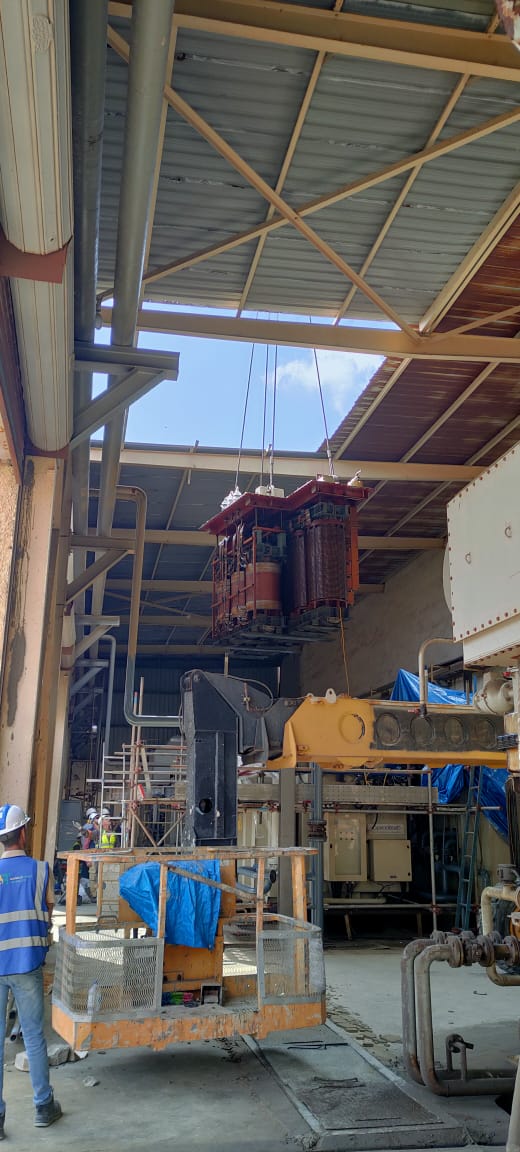 Maintenance for transformer TR2 of rectifier C&D capacity 20 MVA ...