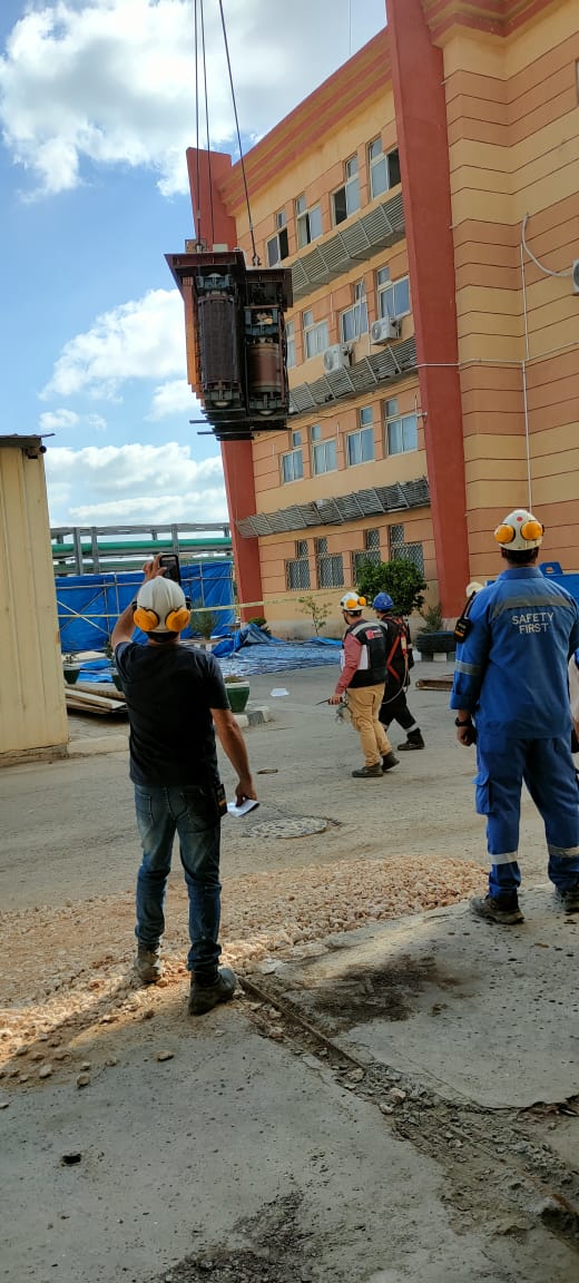 Maintenance for transformer TR2 of rectifier C&D capacity 20 MVA ...